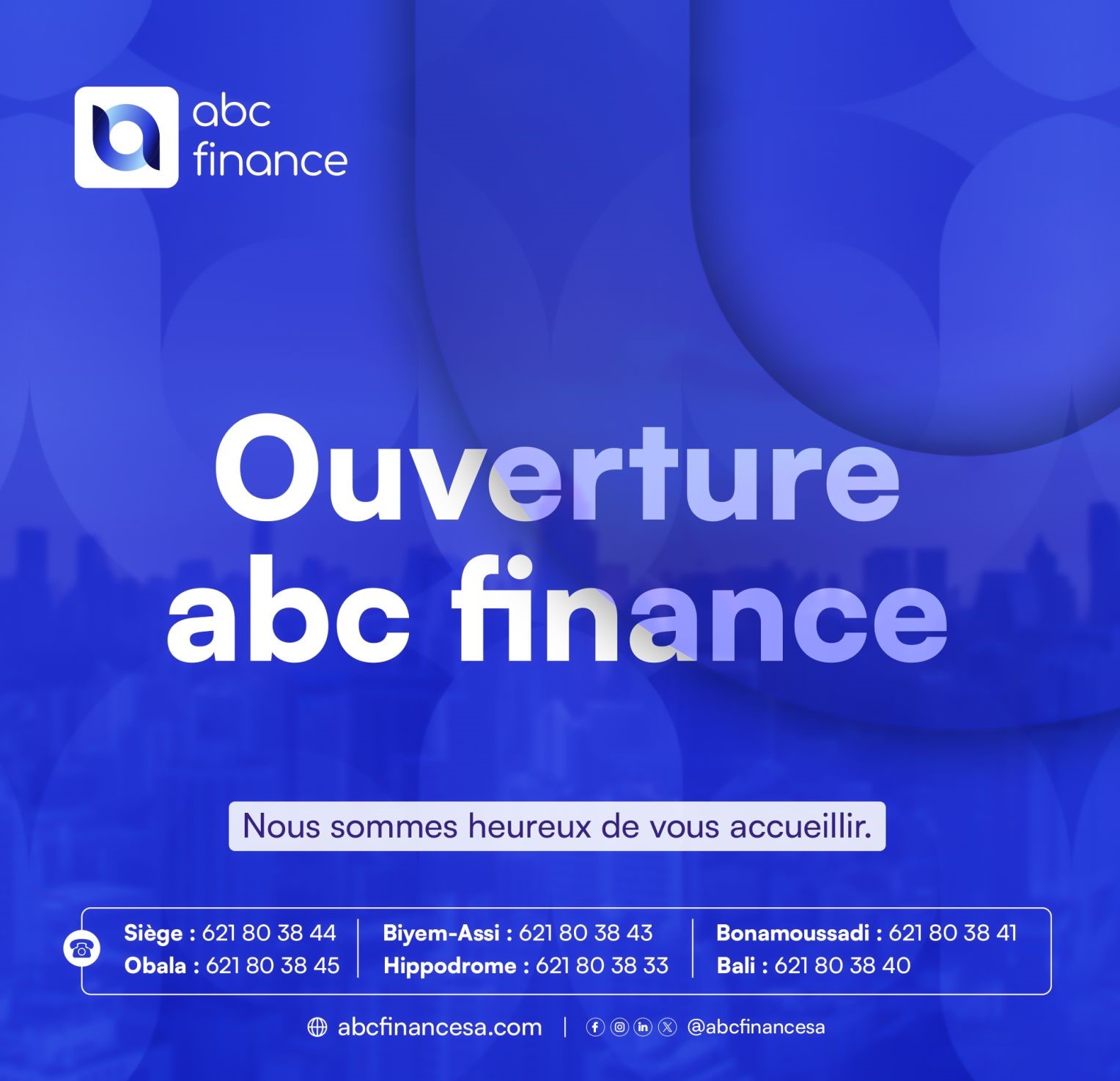 ABC Finance inaugure son siège ce 15 Novembre 2024 à Douala ...